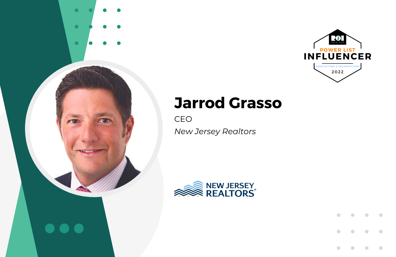 ROI Influencers: Associations & Organizations 2022 — Jarrod Grasso | ROI-NJ