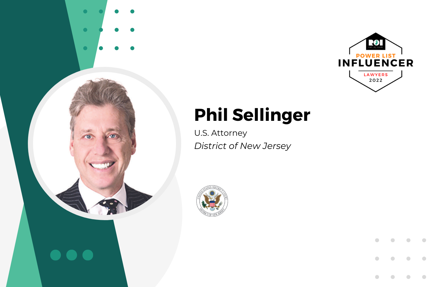 ROI Influencers: Law 2022 — Phil Sellinger | ROI-NJ