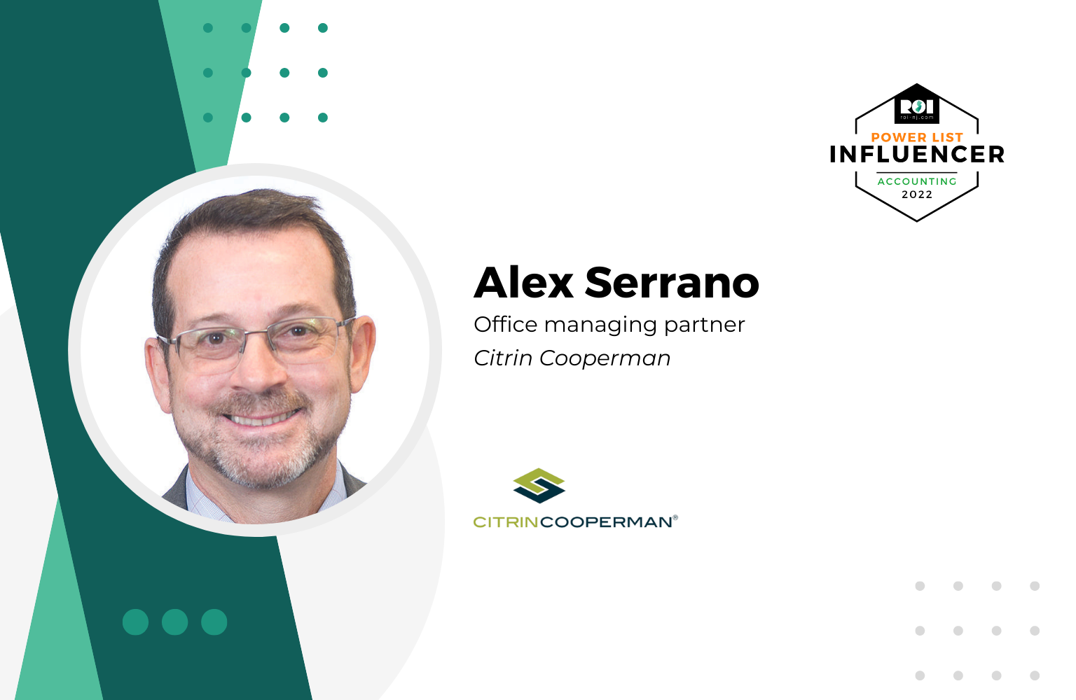 ROI Influencers: Accounting 2022 — Alex Serrano | ROI-NJ