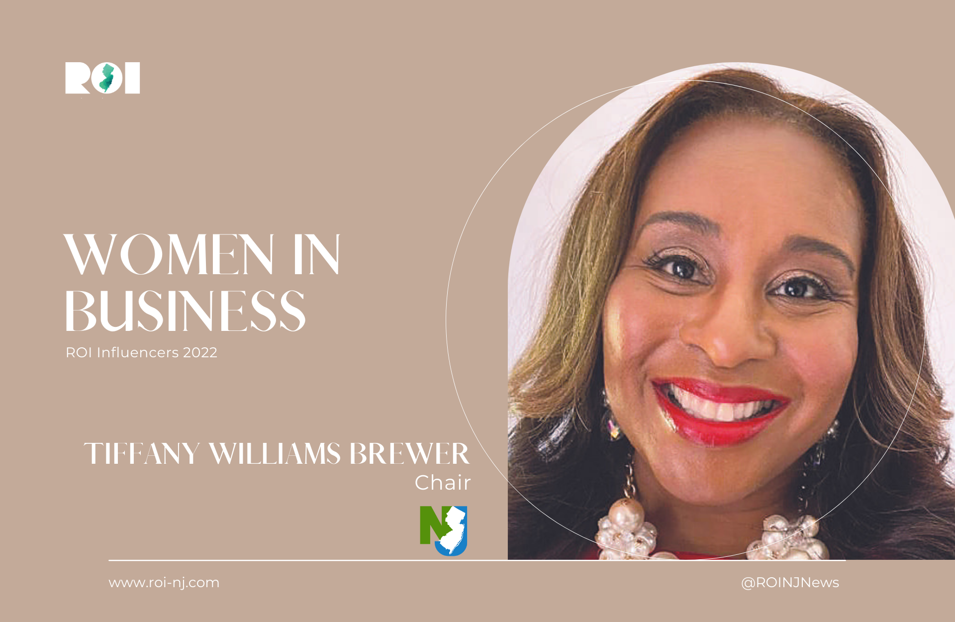 ROI Influencers: Women in Business — Tiffany Williams Brewer | ROI-NJ