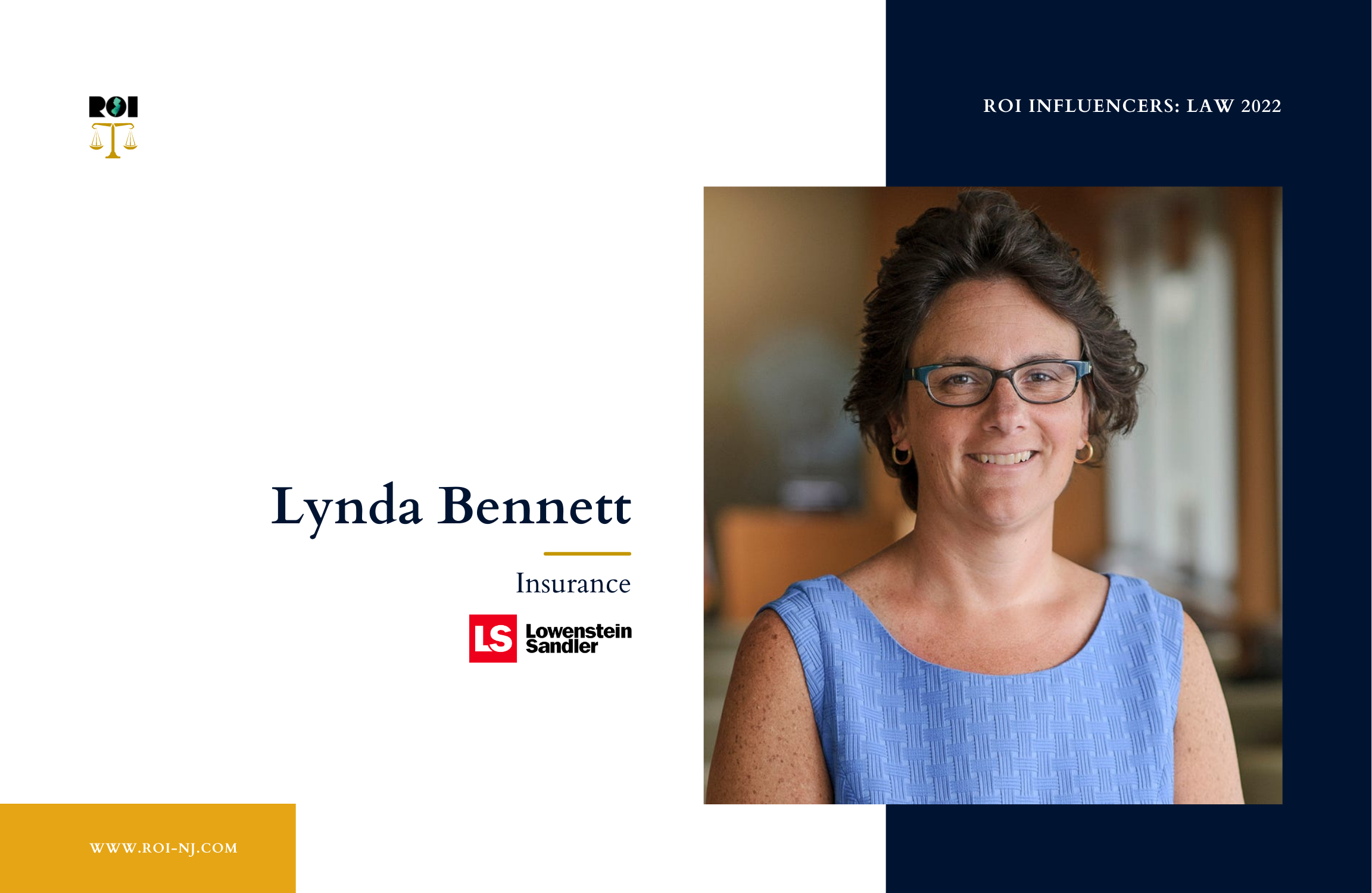 ROI Influencers: Law 2022 — Lynda Bennett | ROI-NJ